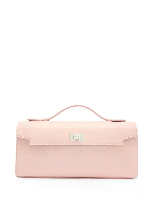 ANYA HINDMARCH Mortimer Leather Clutch Bag - Pink