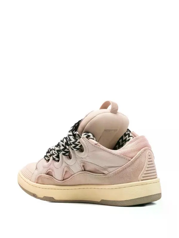 LANVIN Curb Printed Sneakers - Pink