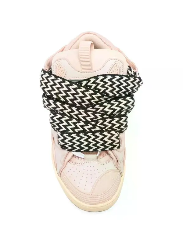LANVIN Curb Printed Sneakers - Pink
