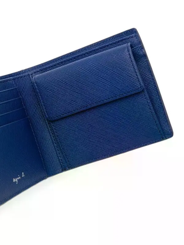 AGNES B. Logo-plaque Leather Wallet