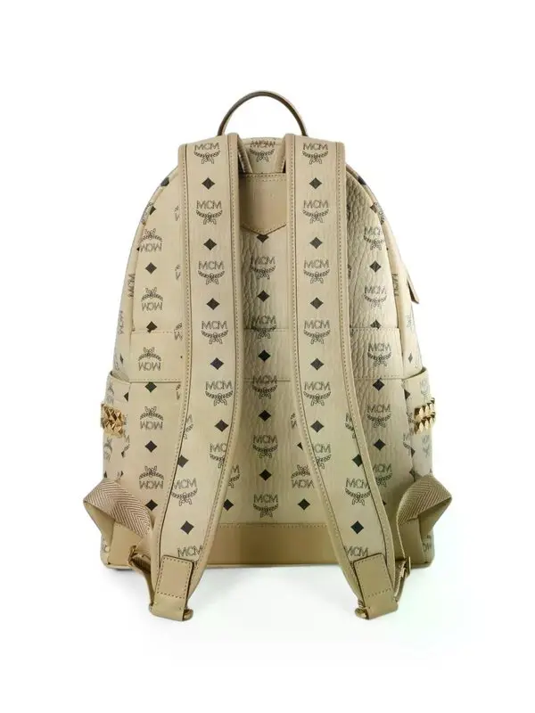 Mcm Stark Monogram-print Backpack