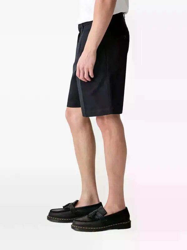 WACKO MARIA Pleated Logo-patch Shorts