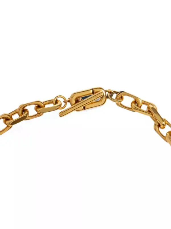 Marc Jacobs Tone Link Charm Statement Necklace