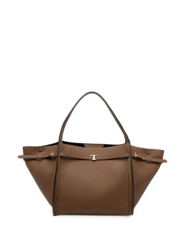 TOD'S Leather Shopping Bag - Brown