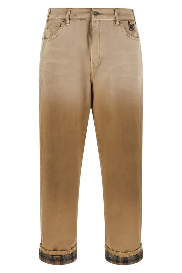 GOLDEN GOOSE Journey Russell Trousers With Check Lapels