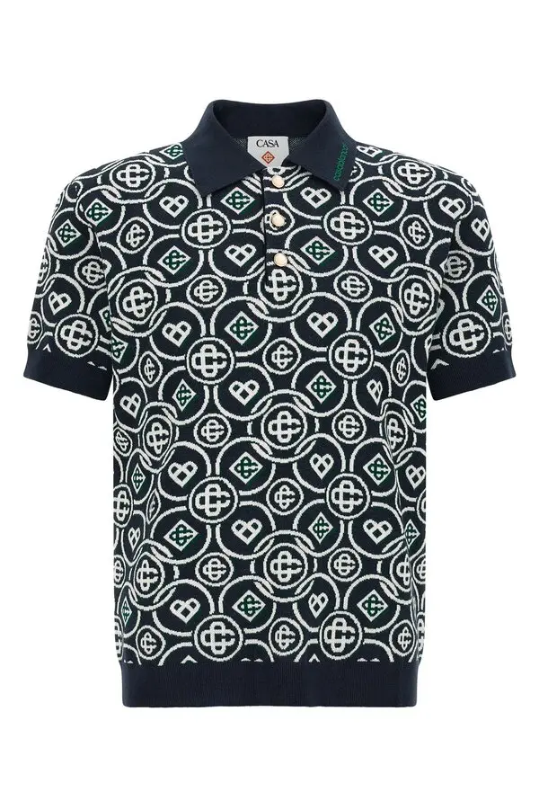 Casablanca Monogram' Polo Shirt