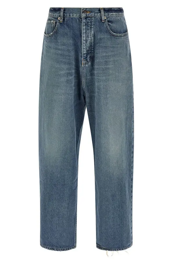 Balenciaga Distressed Baggy Jeans