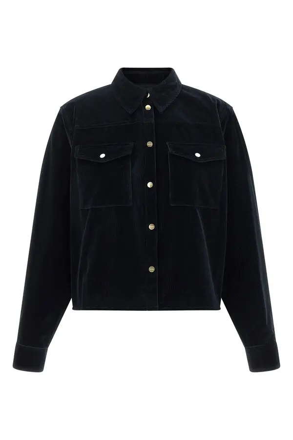 Max Mara Corduroy Overshirt - Blue