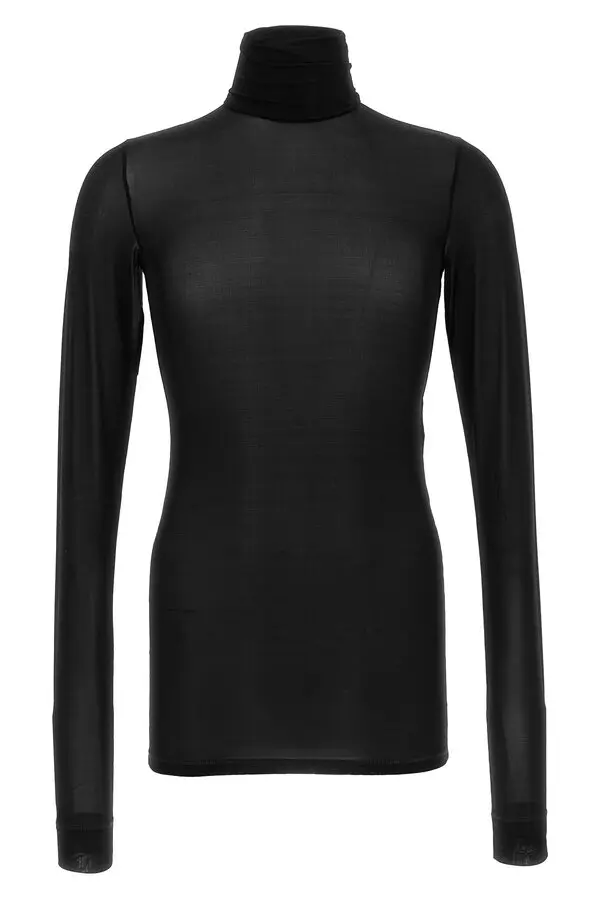 Saint Laurent Semi-transparent Turtleneck Sweater