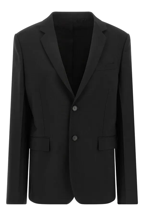 Fendi Kid Mohair And Virgin Wool Blazer