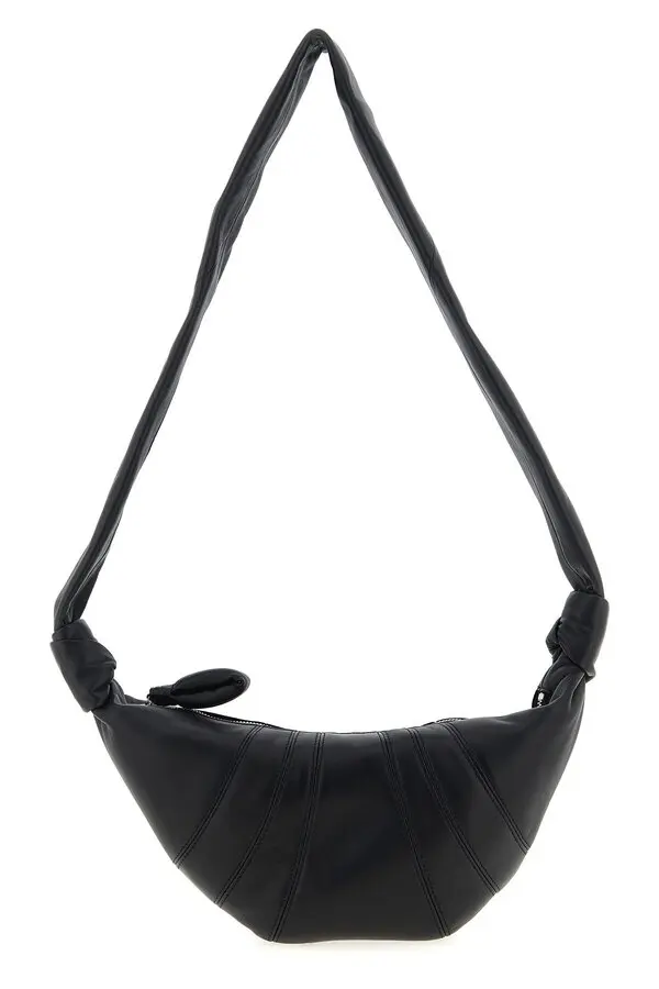 LEMAIRE Small Croissant Shoulder Bag - Black