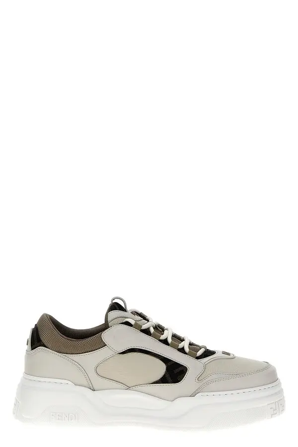 Fendi Force Leather Sneakers