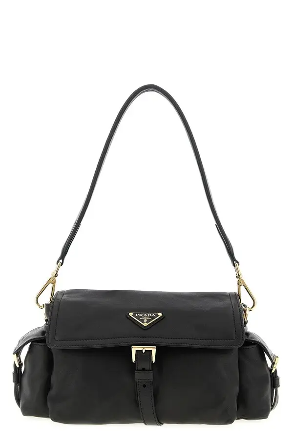 Prada Explore Medium Shoulder Bag - Black