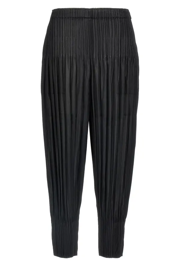 Issey Miyake Fluffy Basics Pleated Trousers