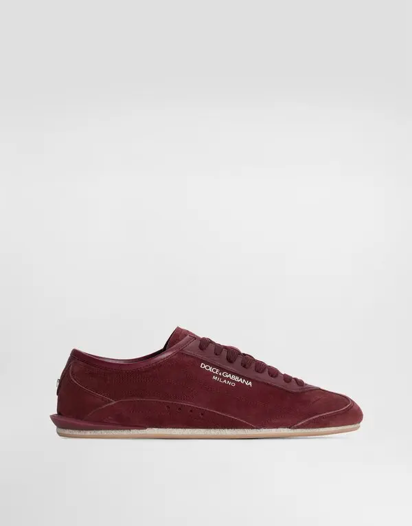 Dolce & Gabbana Suede Lipari Sneakers - Bordeaux