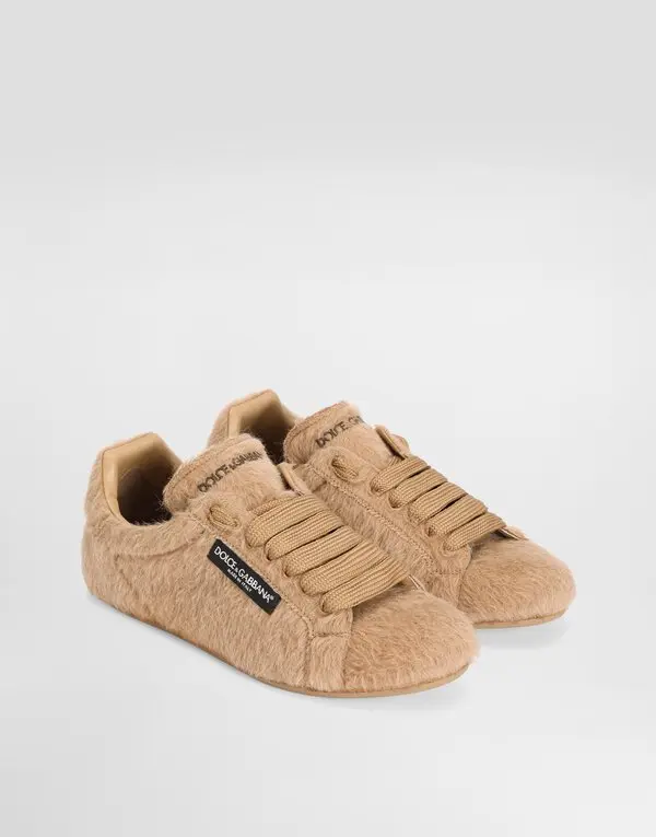Dolce & Gabbana Alpaca Portofino Soft Sneakers