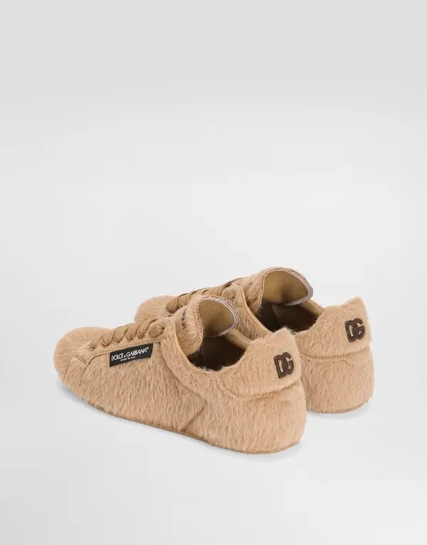 Dolce & Gabbana Alpaca Portofino Soft Sneakers