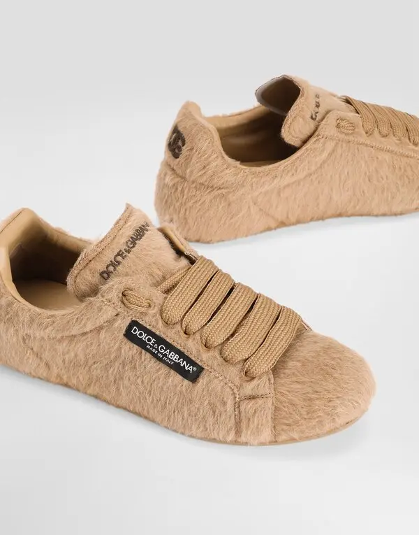 Dolce & Gabbana Alpaca Portofino Soft Sneakers