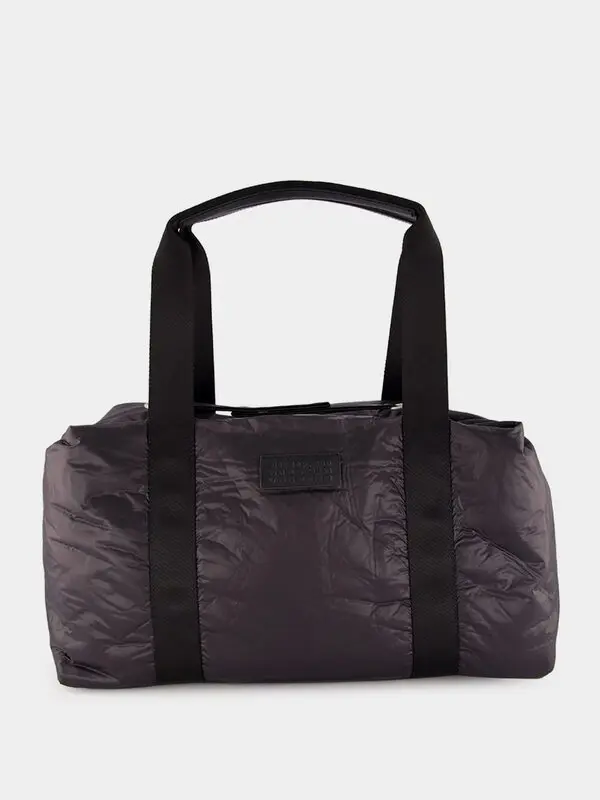 MAISON MARGIELA Crunched Nylon Weekend Bag - Black