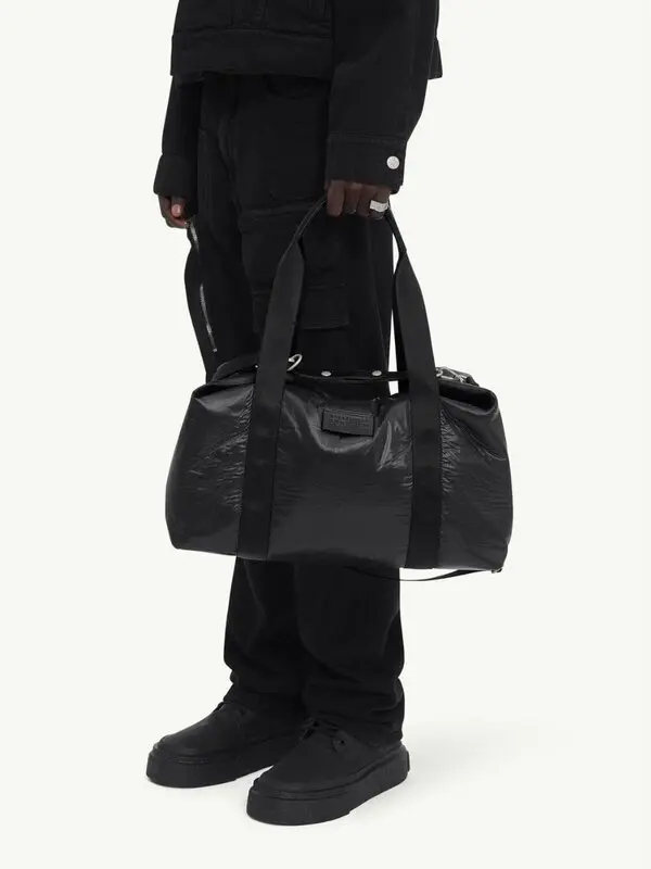 MAISON MARGIELA Crunched Nylon Weekend Bag