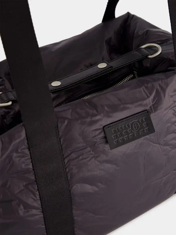MAISON MARGIELA Crunched Nylon Weekend Bag