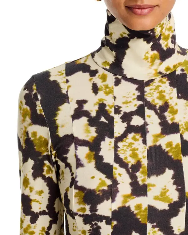 Cara Cara Troy Printed Turtleneck Dress