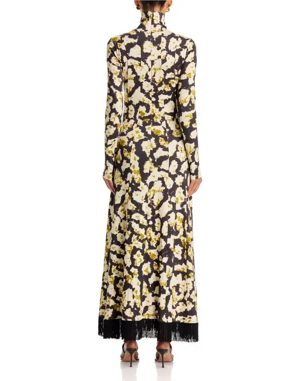 Cara Cara Troy Printed Turtleneck Dress