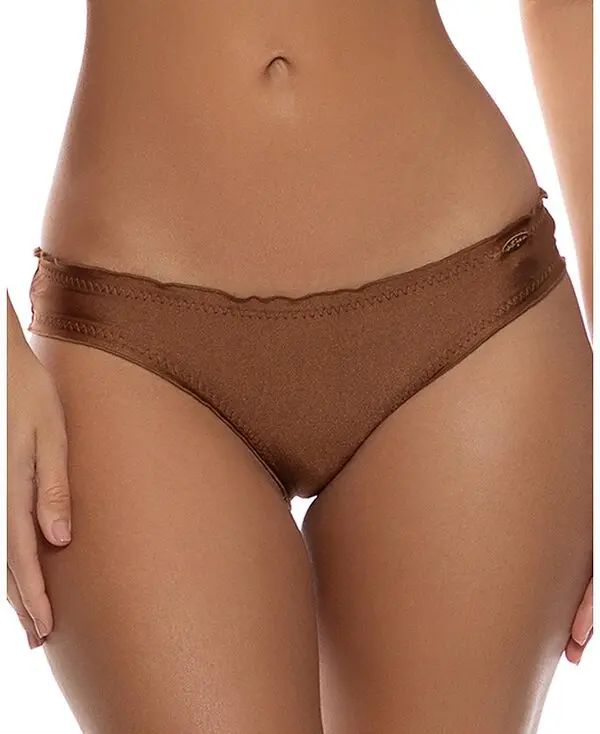 Luli Fama Cosita Buena Full Ruched Back Bottom - Brown