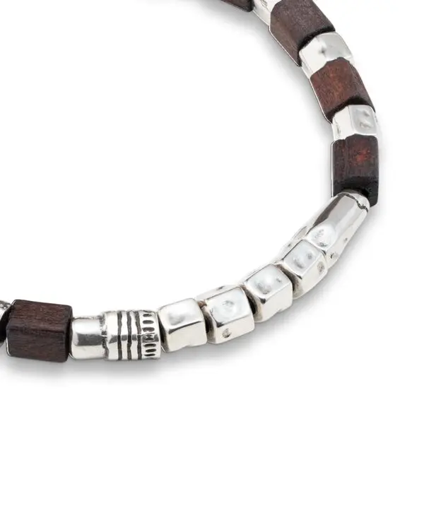 UNODE50 Sterling-plated Beaded Bracelet