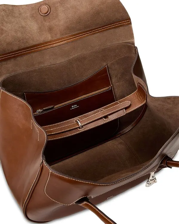 Polo Ralph Lauren Blaze Large Leather Shoulder Bag