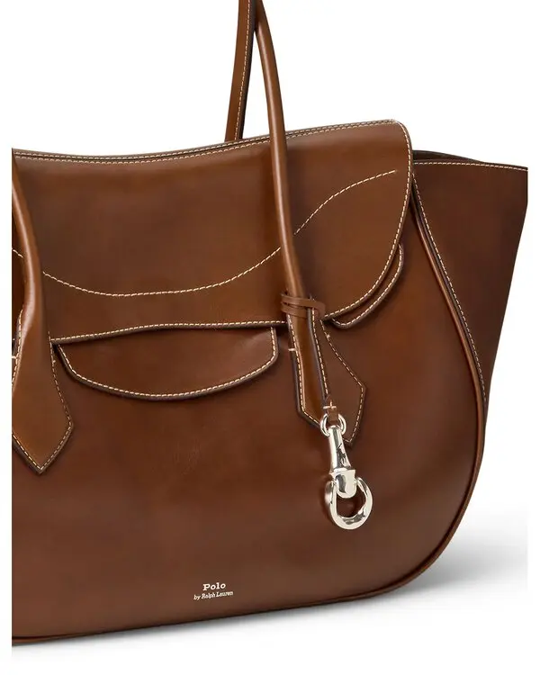 Polo Ralph Lauren Blaze Large Leather Shoulder Bag