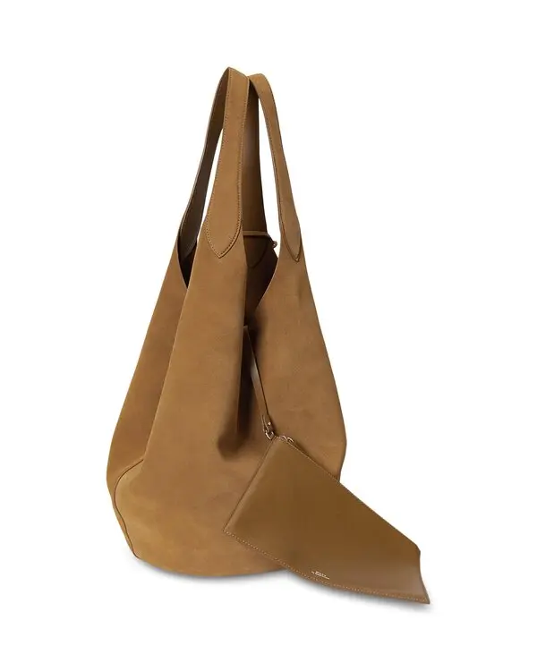 Polo Ralph Lauren Polo Play Large Suede Tote Bag - Brown