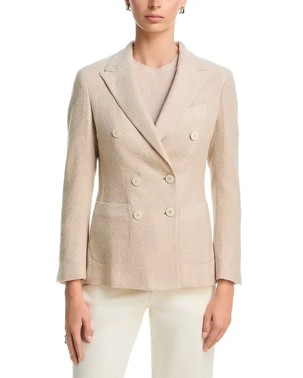 Eleventy Cashmere Double Breasted Jacket