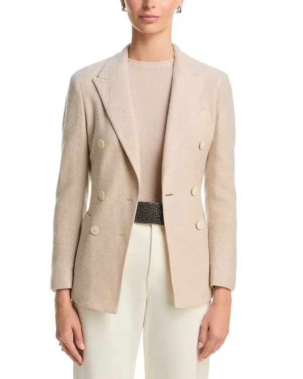 Eleventy Cashmere Double Breasted Jacket