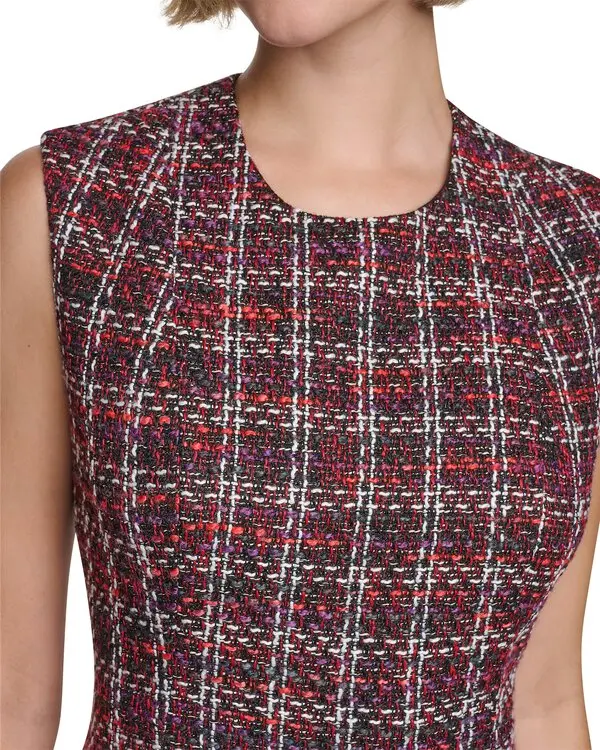 Sonia Rykiel Paris Jewel Neck Fringe Trim Dress
