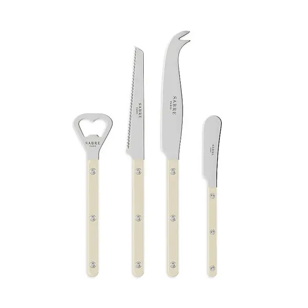 Sabre Paris Bistrot 4 Piece Aperitif Cutlery Set - Ivory