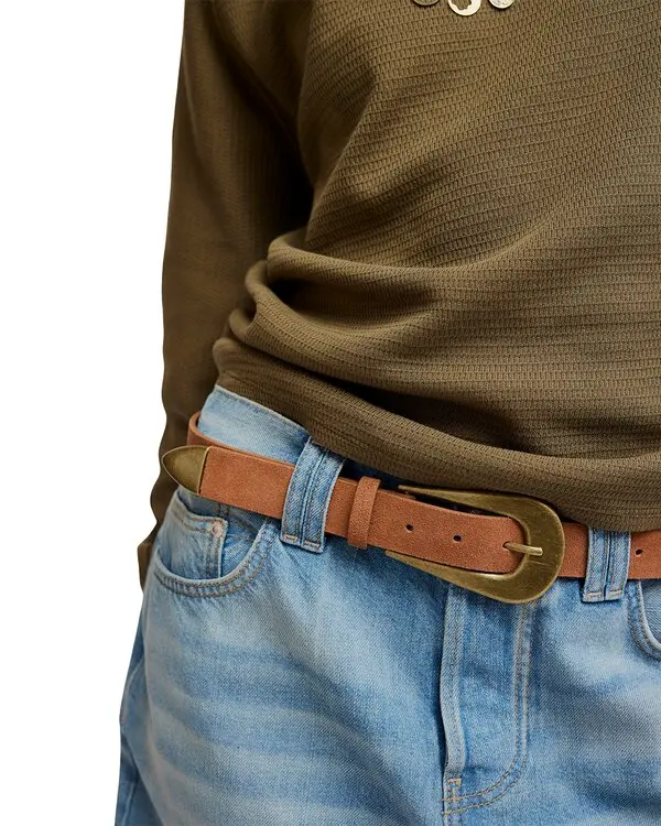 Free People Cannon Suede Belt