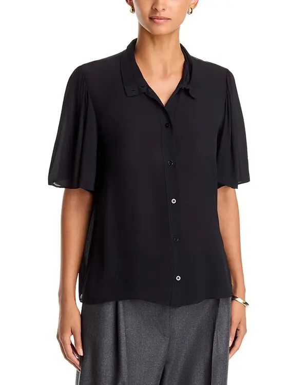 EMME Seggio Petal Sleeve Blouse