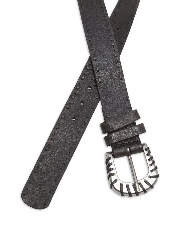 Free People Holt Stitched Leather Belt