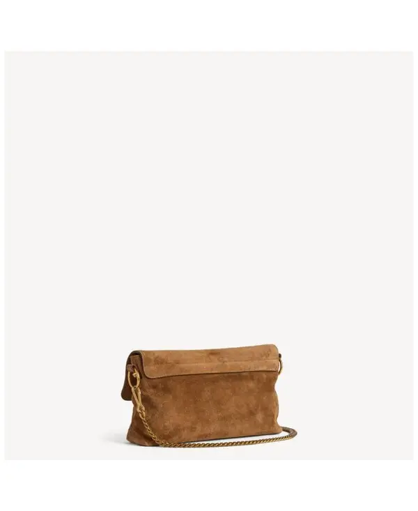 Balenciaga Le City Clutch With Chain - Camel
