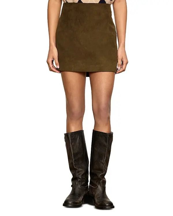 Sanctuary Faux Suede Mini Skirt