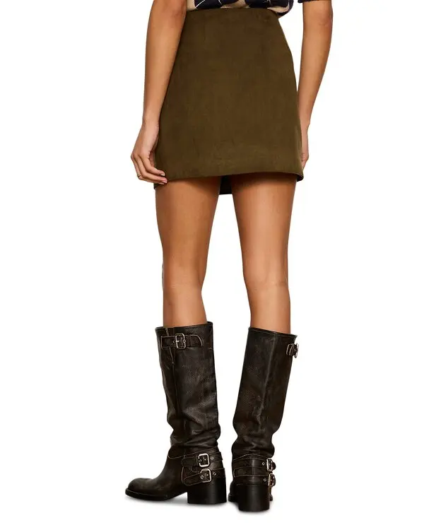 Sanctuary Faux Suede Mini Skirt