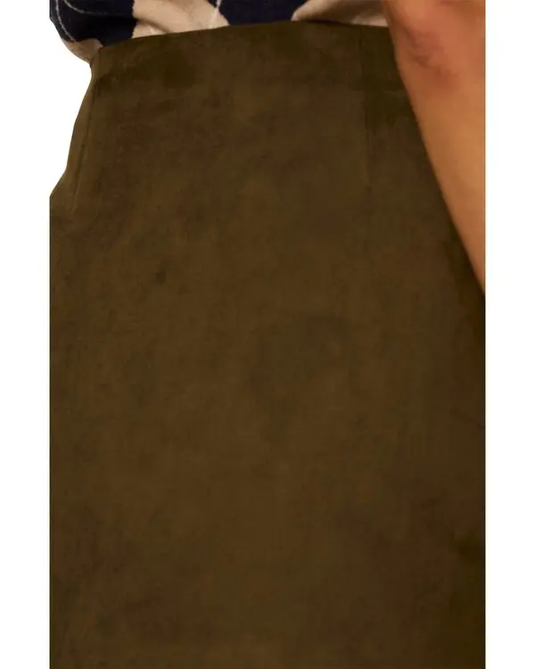 Sanctuary Faux Suede Mini Skirt