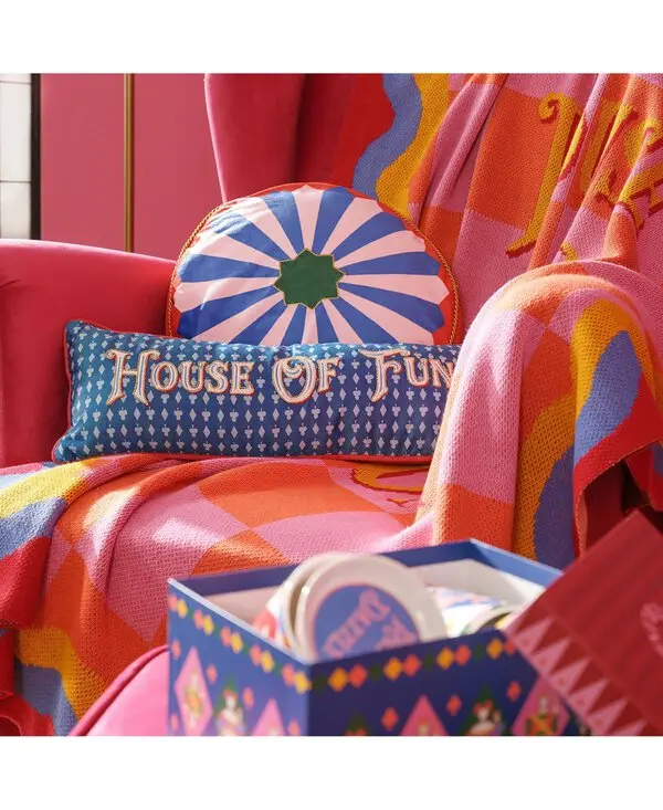 ZSA ZSA ZSU Digital Printed Cushion, 7.87x21.65