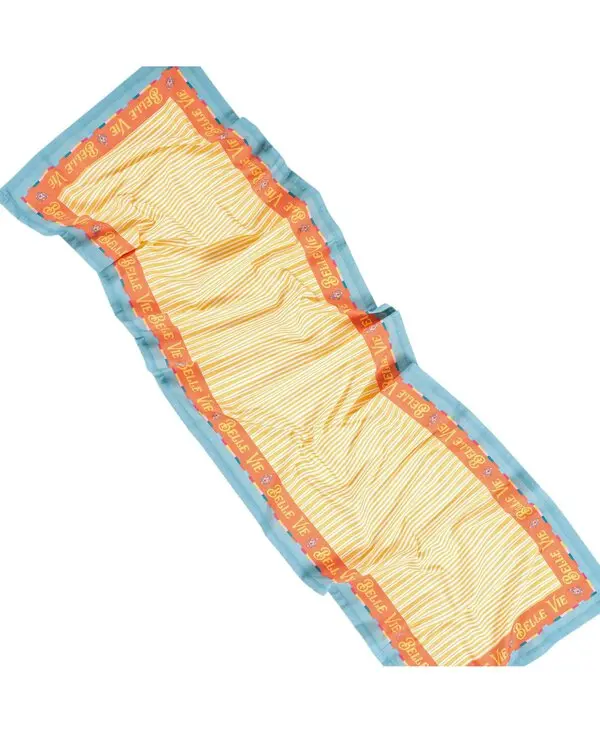 ZSA ZSA ZSU Nilufer Digital Printed Tassel Cotton Runner, 19x70