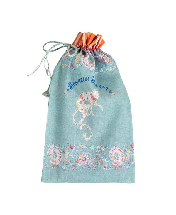 ZSA ZSA ZSU Nilufer Digital Printed Cotton Napkin Set, 17.7 X 17.7