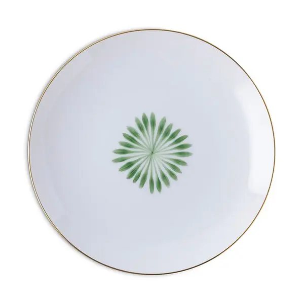 MARIE DAAGE Allee De Cypres Salad/dessert Plate - Vert Flamboyant ()