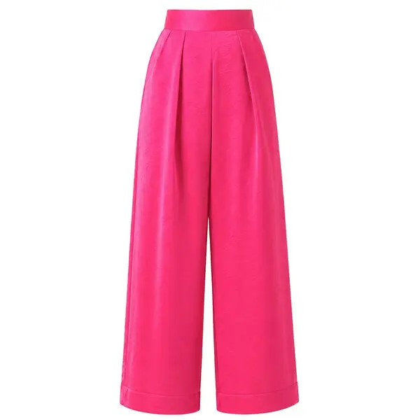 SACHA DRAKE Luxe Pleated Trouser - Pink