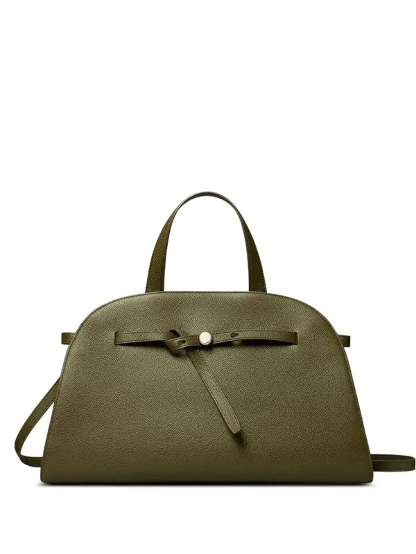 Tory Burch Romy Leather Boston Bag - Green