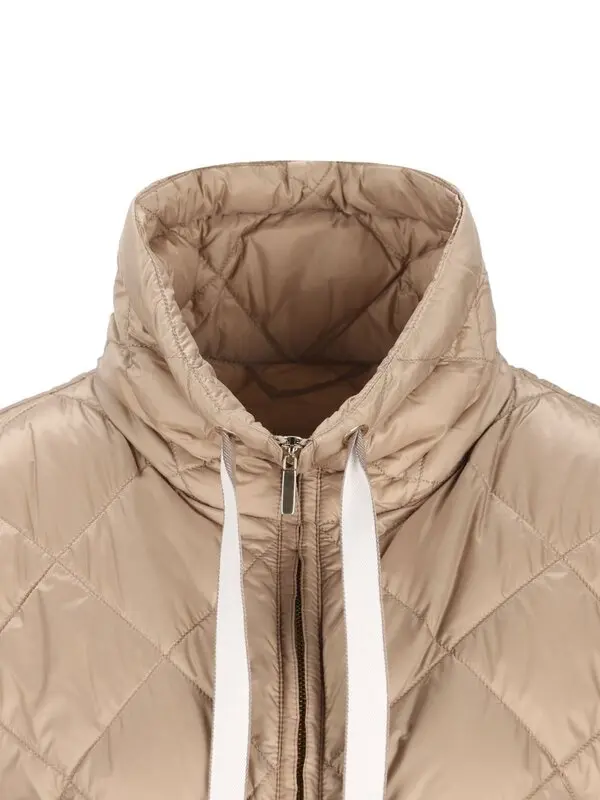 Max Mara Quilted Down Vest - Beige